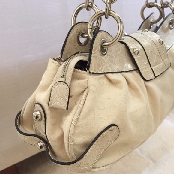 Guess | Bags | Guess Canvas Purse | Poshmark